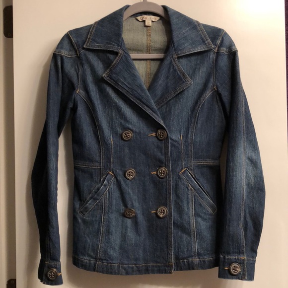 CAbi | Jackets & Coats | Vintage Cabi Doublebreasted Denim Jacket ...